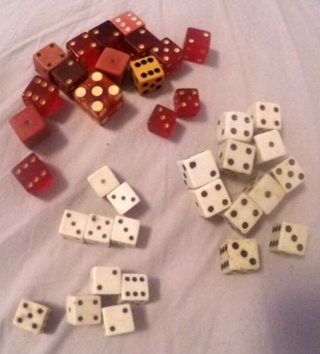Lot Of Mixed Dice ( 44 Total DICE ) | eBay