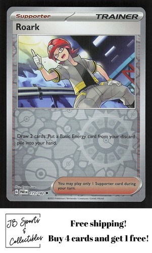 Roark Reverse Holo Pokemon SV04: Paradox Rift 173/182 | eBay