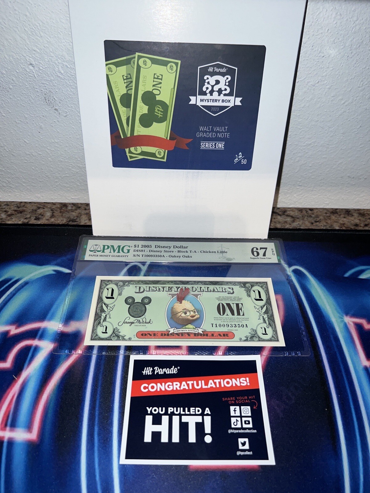 2005 $1 Disney Dollar Chicken Little (DIS91) PMG 67 EPQ | eBay
