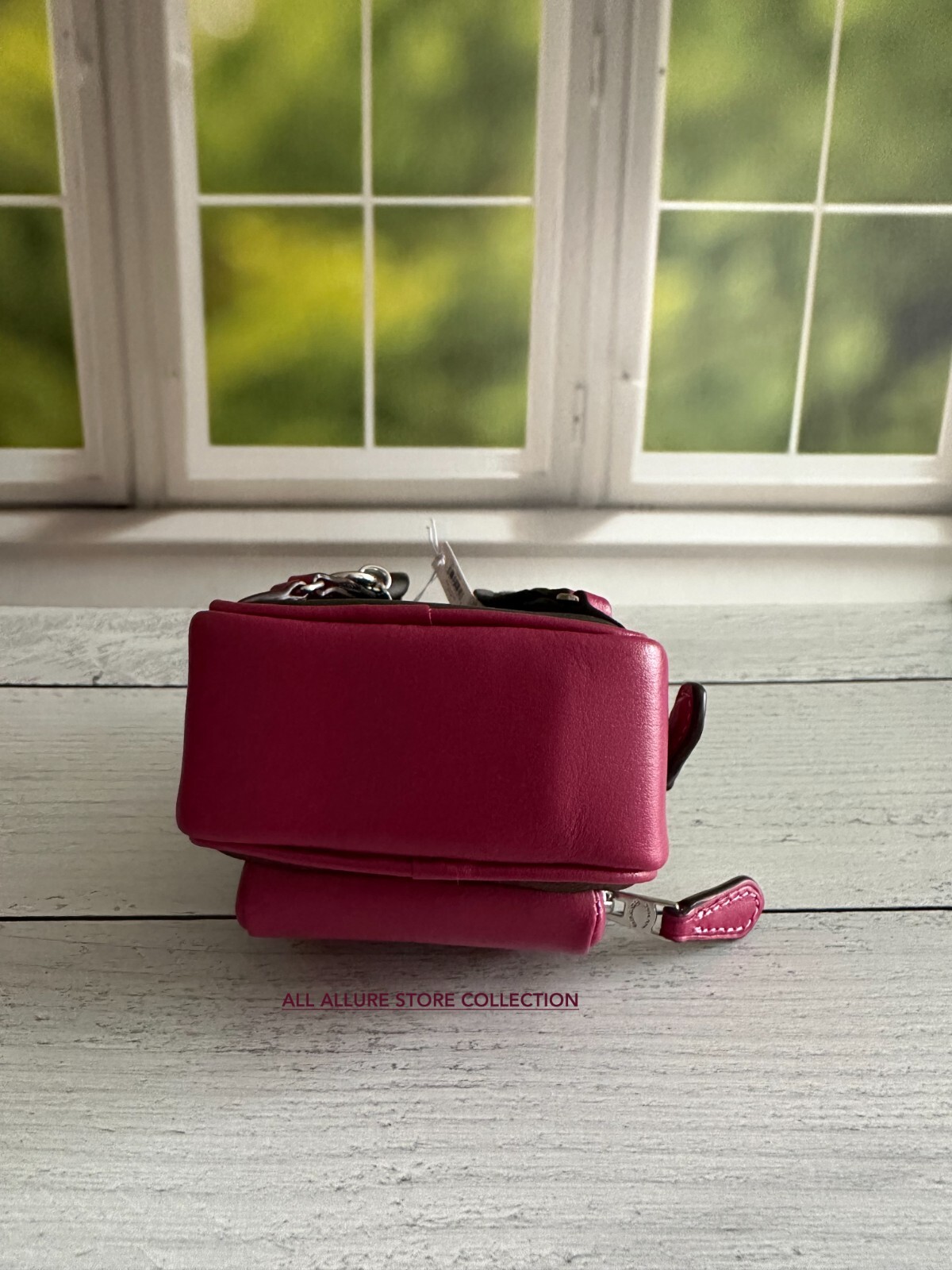 Coach Mini Court Backpack Bag Charm Keychain Silver/Brown/Bright Violet ...