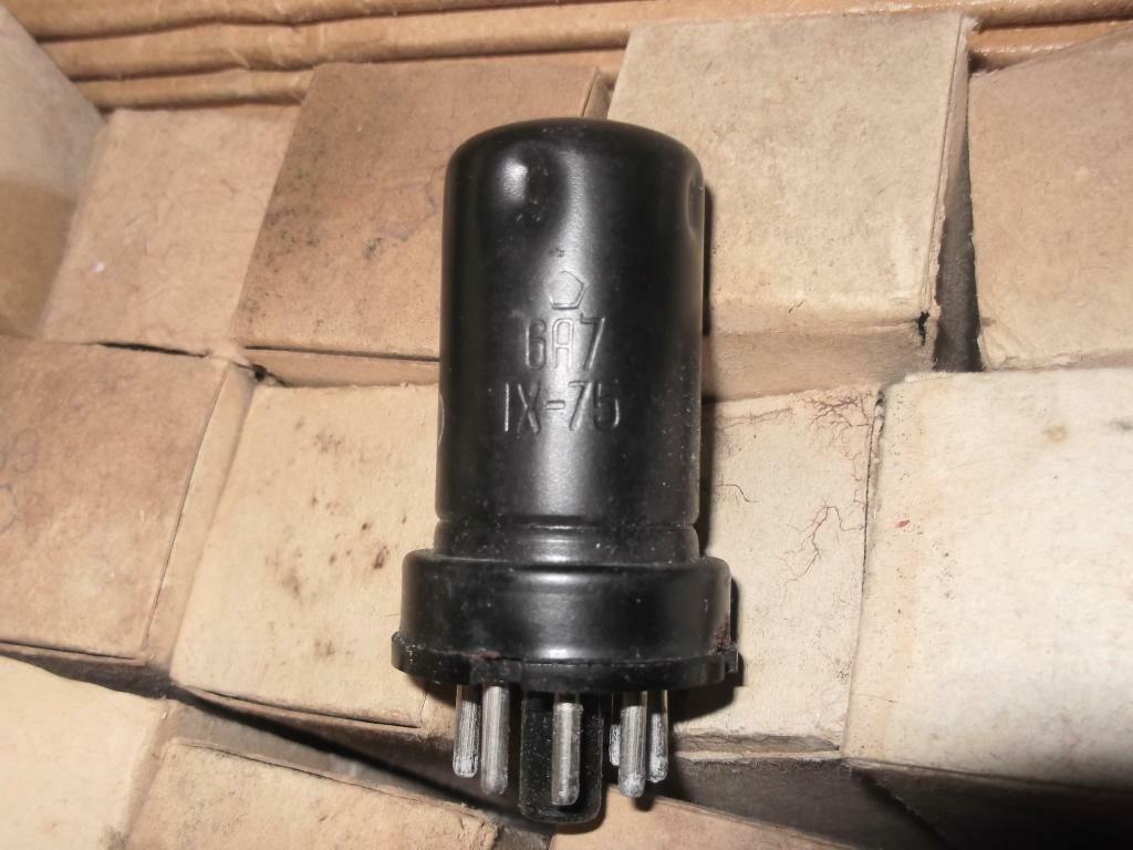 6A7 6а7 / 6SA7 / 6A15B PENTAGRID CONVERTER HEPTODE TUBE Equiv to 6SA7 ...