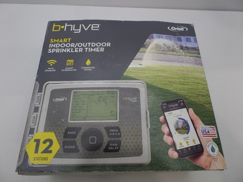 ORBIT 57950 B-HYVE 12-ZONE INDOOR/OUTDOOR SMART SPRINKLER CONTROLLER ...