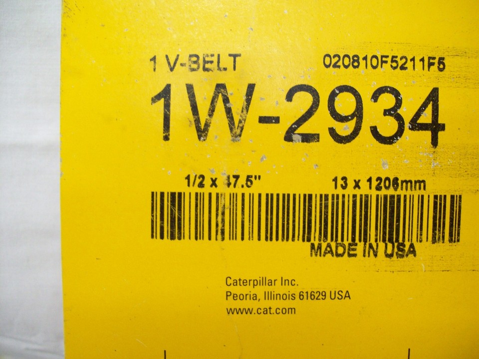 CAT BELT 1W-2934 | eBay