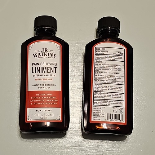 J.R. Watkins Red Pain Relieving Liniment 11 oz Analgesic w/ Camphor | eBay