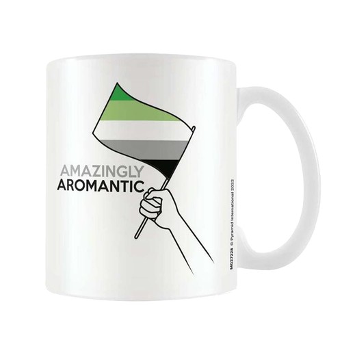 Pyramid International Aromantic Mug One Size White/Black/Green ...