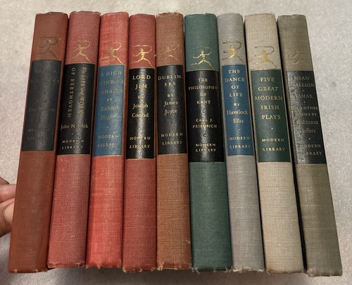 Modern Library- VINTAGE - book lot 9 titles: Dublin’s, Kant, Beethoven ...