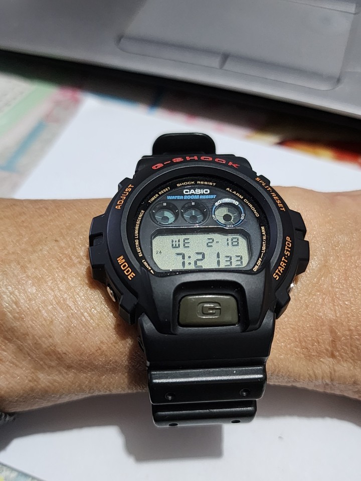 Vintage 1990s CASIO G-SHOCK DW-6900 LCD Digital Watch, Original, nice ...