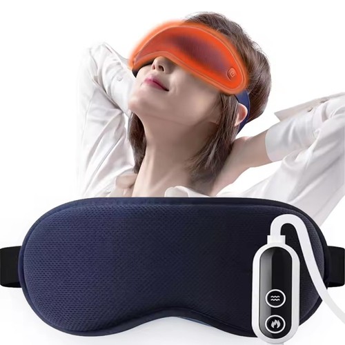 Electric Heated Eye Mask Timer Vibration Massage Steam Therapy Relief ...