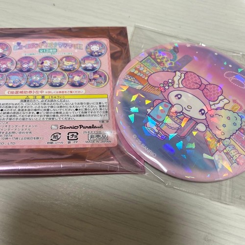 Sanrio Neon Summer Festival My Melody Can Badge | eBay