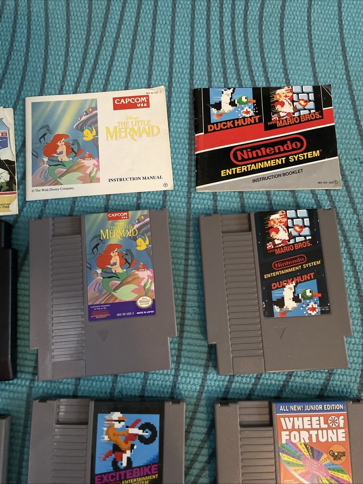 NES Nintendo Games Lot With Manuals 6 NES Game Lot | eBay