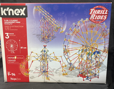 K'NEX Thrill Rides - 3-in-1 Classic Amusement Park Building Set new | eBay