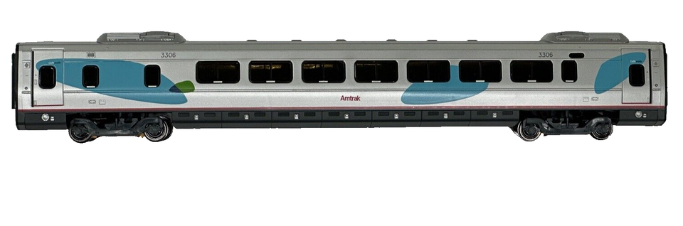 BACHMANN AMTRAK ACELA EXPRESS PASSENGER TRAIN SET HO SCALE - FREE ...