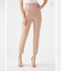 New JustFab baby pink belted trousers size 10 | eBay UK