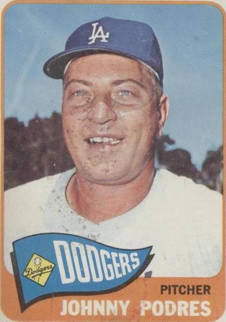 1965 Topps - Johnny Podres #387 for sale online | eBay