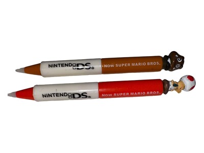 🔥Goomba & Toad New Super Mario Bros. Nintendo DS Promotional Stylus Pen ...