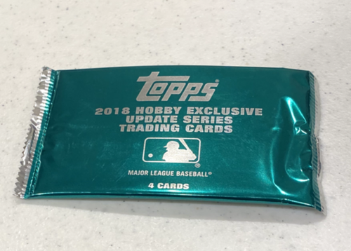 2018 TOPPS UPDATE HOBBY EXCLUSIVE SILVER PACK MOJO REFRACTOR FACTORY ...