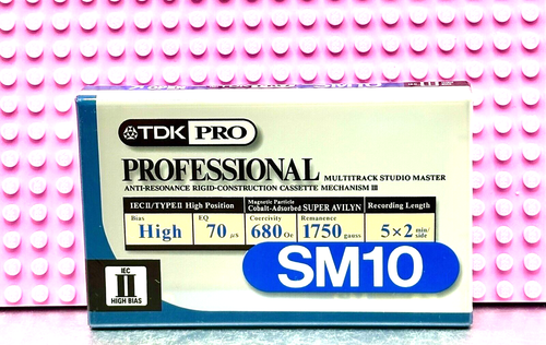 TDK PRO SM 10 1997 USA TYPE II BLANK CASSETTE TAPE (1) (SEALED) | eBay
