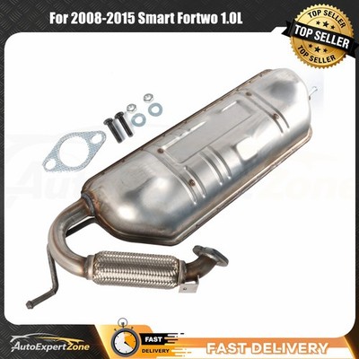 Rear Exhaust Replacement Muffler fits Smart Fortwo 1.0L 2008 - 2015 ...