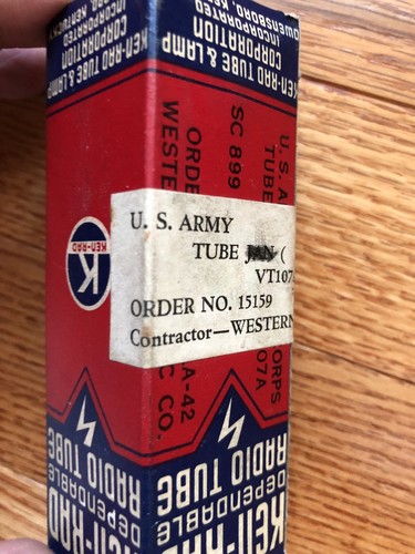Rare Western Electric 6V6GT/VT 107A AUDIO TUBE. MILITARY GRADE NOS | eBay