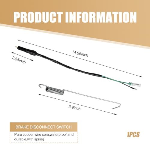 1 PC Motorcycle Brake Light Switch Replacement, Universal Waterproof ...