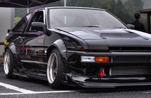 Ae86 With Bolt On Flares Fender Flares For Toyota Corolla Ae86 JDM