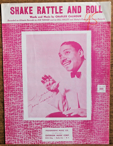 "SHAKE RATTLE AND ROLL" SHEET MUSIC: JOE TURNER COVER -50s R&R, R&B ...