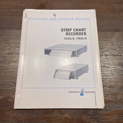 Manuals & Books - Chart Recorders