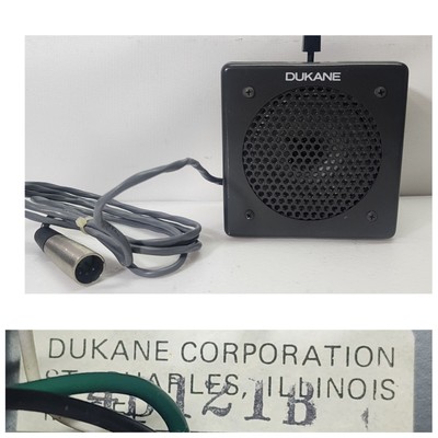 Rare* Vtg DuKane intercom model 4B121B with Switchcraft 4 pin XLR ...