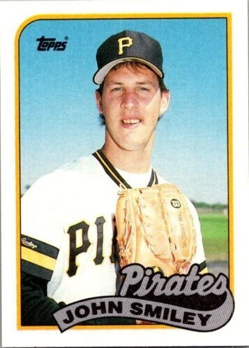 1989 Topps #322 John Smiley Pitcher Pittsburgh Pirates FREE shipping | eBay