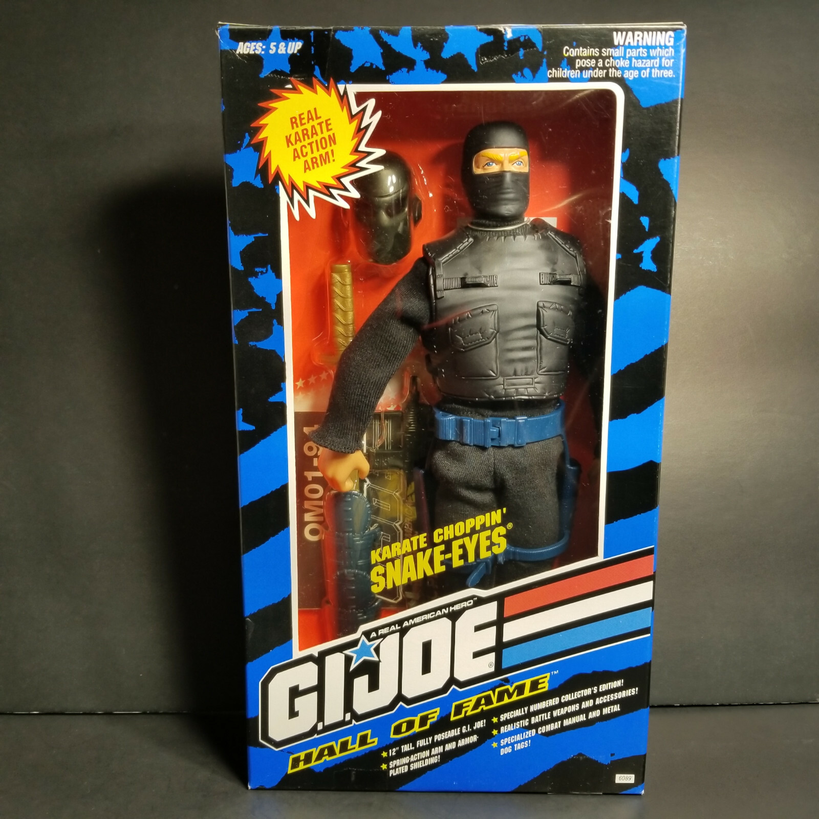 Gi Joe Karate Choppin' Snake-eyes Hall of Fame MIB 1993 6089 for sale ...