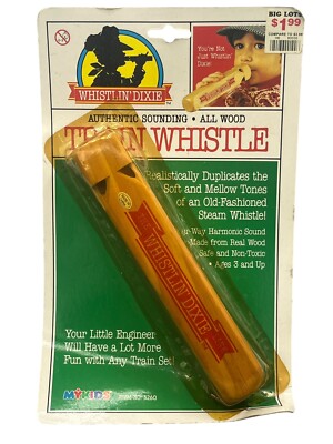 The Whistlin' Dixie Wooden Train Whistle | eBay