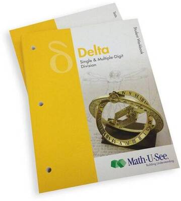 Math U See Delta Student Workbook and Test booklet - Textbook Binding ...