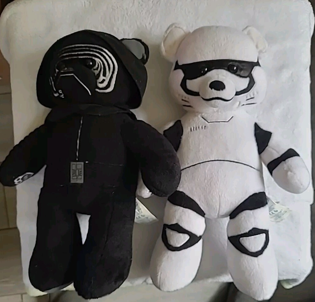 Lot of 2 Disney Star Wars Build A Bear Kylo Ren & Stormtrooper Bears | eBay