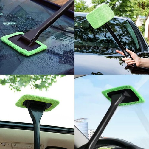 Windshield Cleaner Brush Microfiber Car Inside Window Cleaning Tool ...