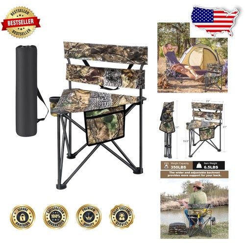 Triangular Heavy Duty Folding Chair for Hunting & Outdoor Use - 350lbs ...