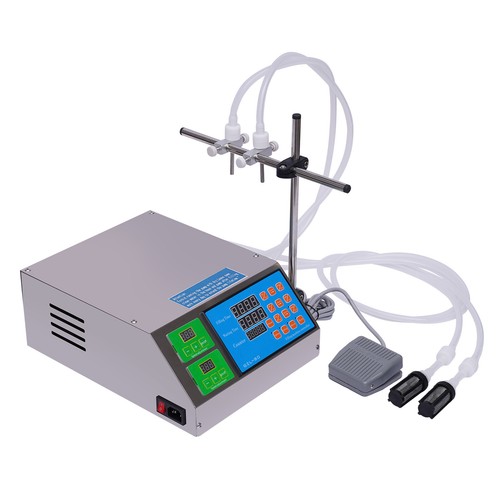2 Heads Liquid Filling Machine 1L Semi Automatic Digital Control Bottle ...