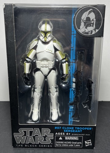 Star Wars: The Black Series #07 Clone Trooper Sergeant 6” Figure Hasbro ...