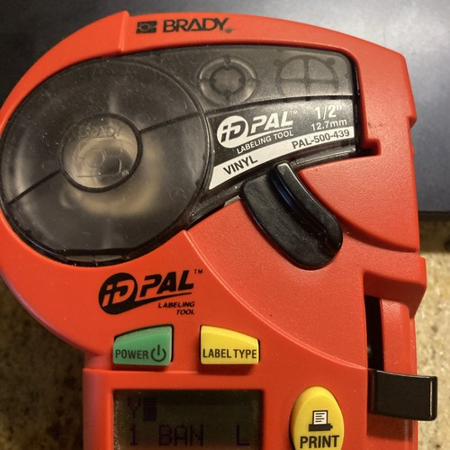 BRADY ID PAL 1/2 Inch Pal-500-429 HANDHELD LABELING TOOL LABEL MAKER | eBay