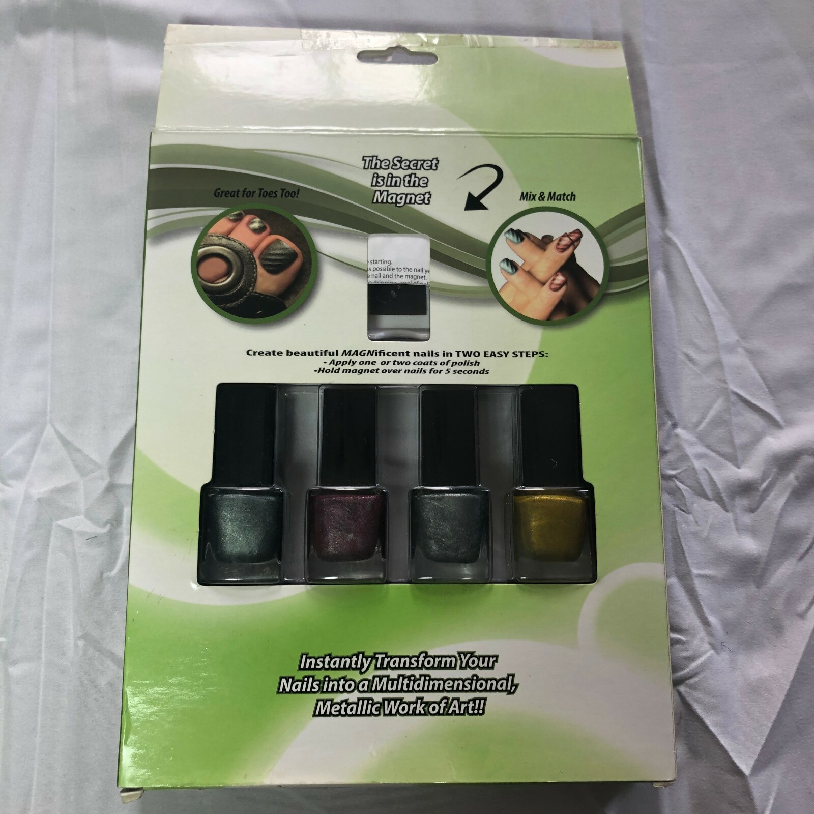 Magna Nails Magnetic Nail Polish Elements Set Earth Wind Fire Water by ...