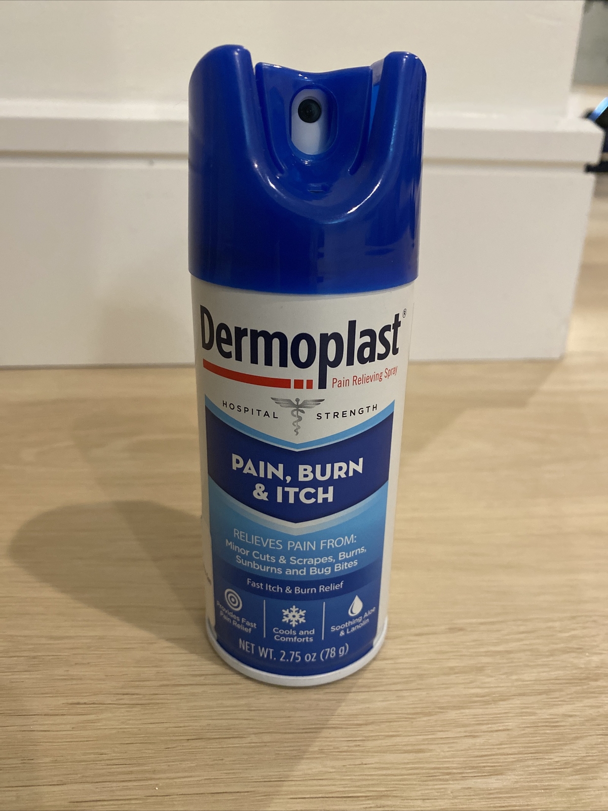 Dermoplast Pain Burn & Itch Relief Spray for Minor Cuts Burns and Bug ...