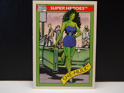 1990 Marvel Comics Trading Cards Super Heroes SHE- HULK Card No: 39 | eBay
