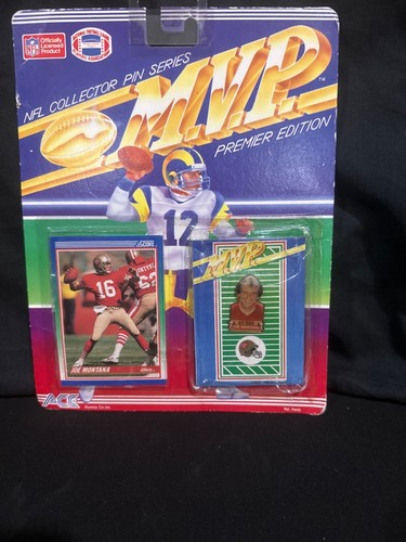 1990 NFL Collector Pin Series Joe Montana San Francisco 49er MVP ...