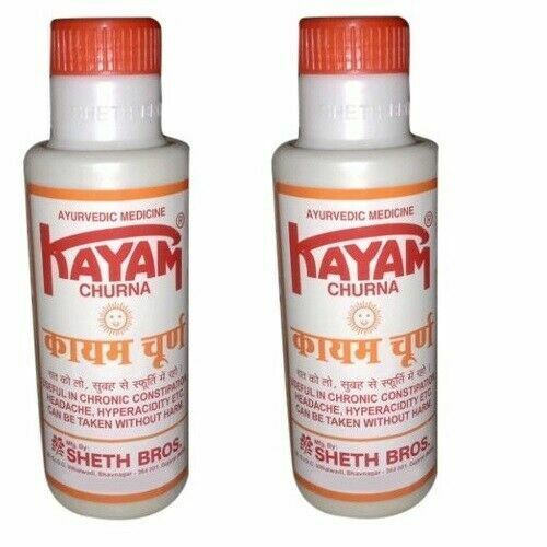 2 Bottles x KAYAM CHURAN 100G each- AYURVEDIC Herbal - DIGESTION ...