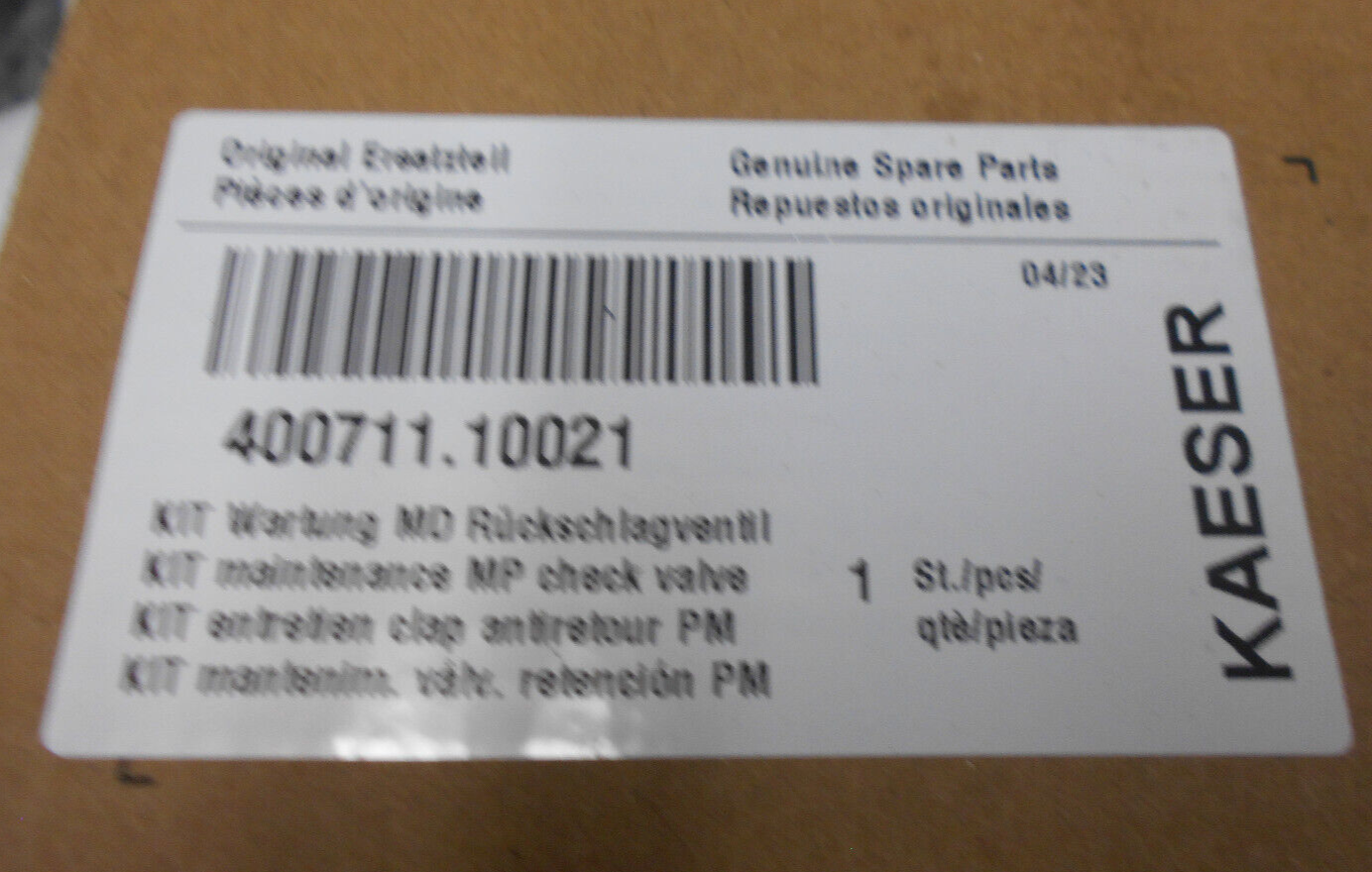 KAESER MPCV maintenance kit OEM 400711.10021 for sale online | eBay