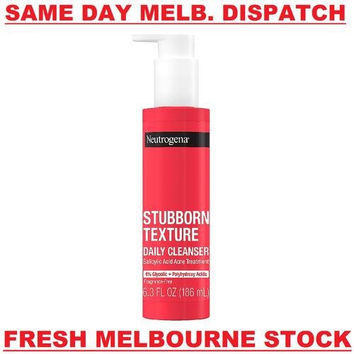 Neutrogena Stubborn Texture - Salicylic Acid Cleanser Daily Acne ...