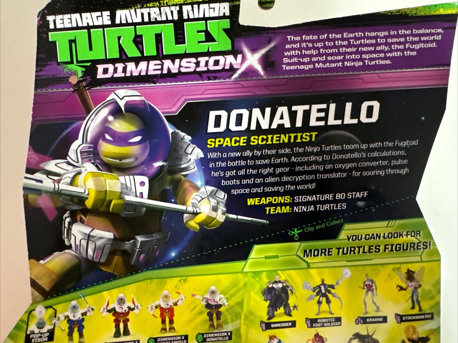 2015 Teenage Mutant Ninja Turtles Donatello Space Scientist Dimension X ...