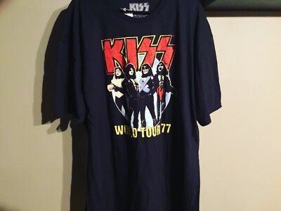 KIZZ NEW WITHOUT TAG MUSIC BLACK XXL Tee Shirt | eBay