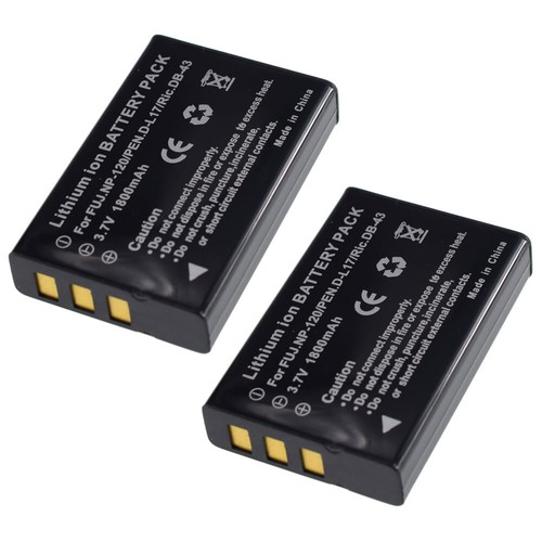 2Pack Li-ion NP-120 Battery for Minolta MN90NV IR Night Vision ...