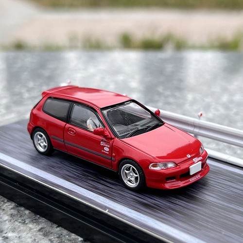 ZD Hobby Japan 1:64 Red JDM Civic EG6 Sports Model Toy Diecast Metal ...