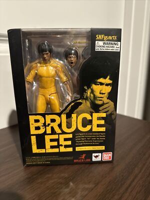 S.H. Figuarts BRUCE LEE YELLOW TRACK SUIT Action Figure AUTHENTIC US ...